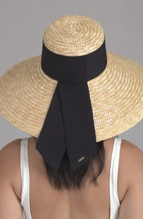 Eugenia Kim Mirabel Upf 50+ Straw Hat - Natural/black