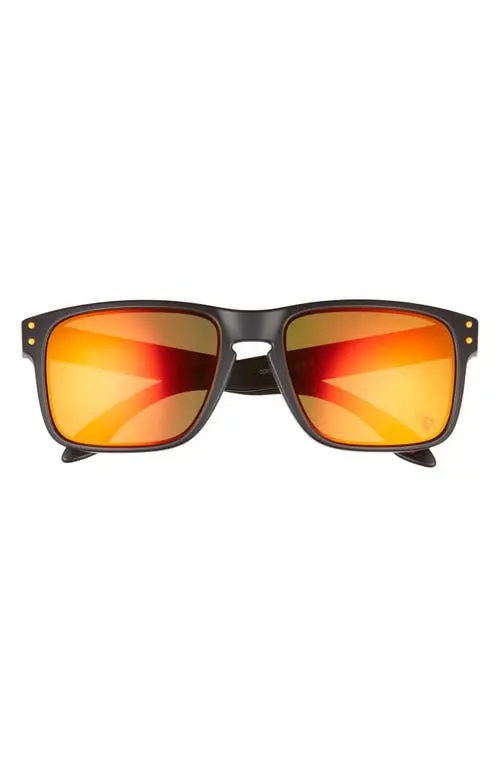 Oakley Holbrook Sunglasses - Black/red/orange