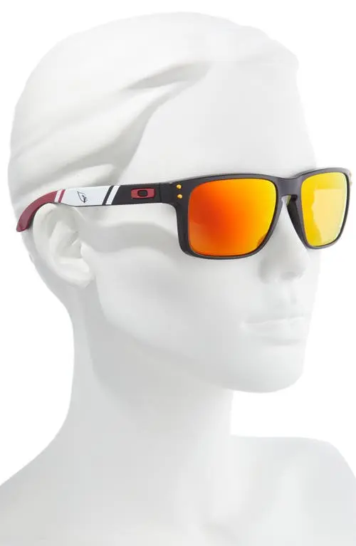Oakley Holbrook Sunglasses - Black/red/orange