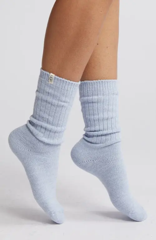 UGG Ribbed Crew Socks - Bluebell