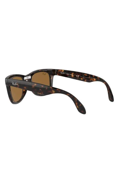 Ray-ban Wayfarer Folding Sunglasses - Light Havana