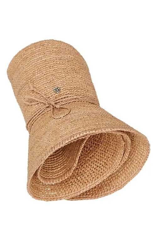 Helen Kaminski Desmonda Raffia Fedora - Nougat