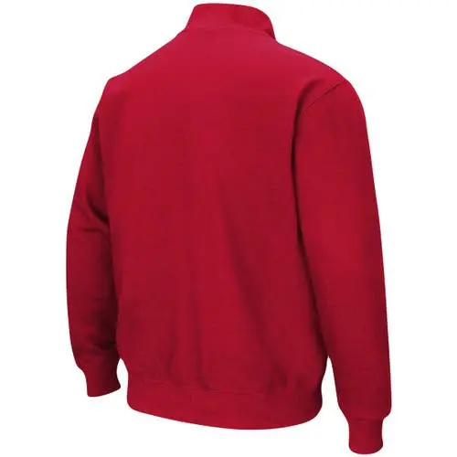 COLOSSEUM Miami University Redhawks Tortugas Logo Quarter-zip Jacket - Red