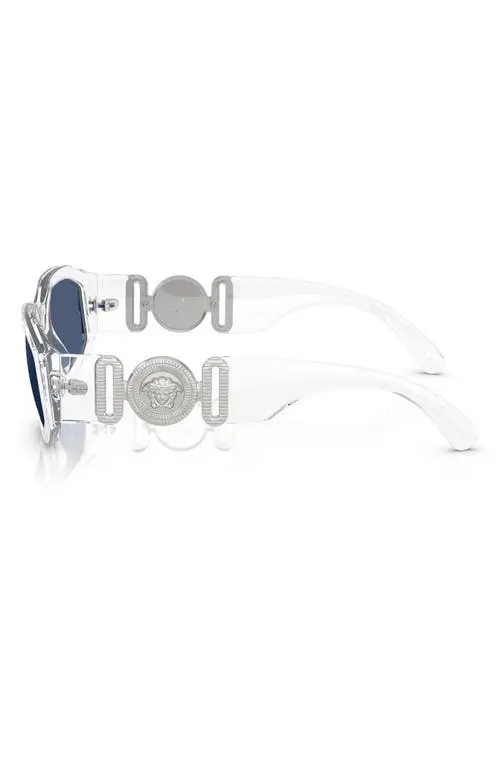 Versace 53mm Round Sunglasses