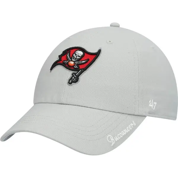 '47 Pewter Tampa Bay Buccaneers Miata Adjustable Cap - Gray