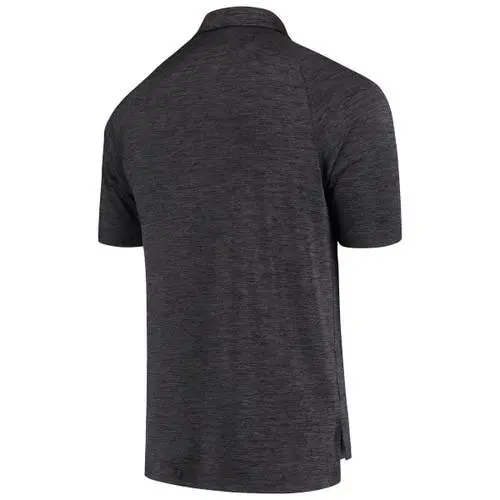 COLOSSEUM Heathered Black Boise State Broncos Down Swing Polo