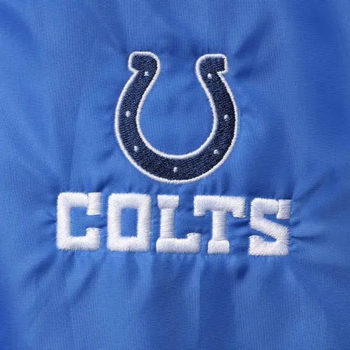 DUNBROOKE Indianapolis Colts Coaches Classic Raglan Windbreaker Jacket - Royal
