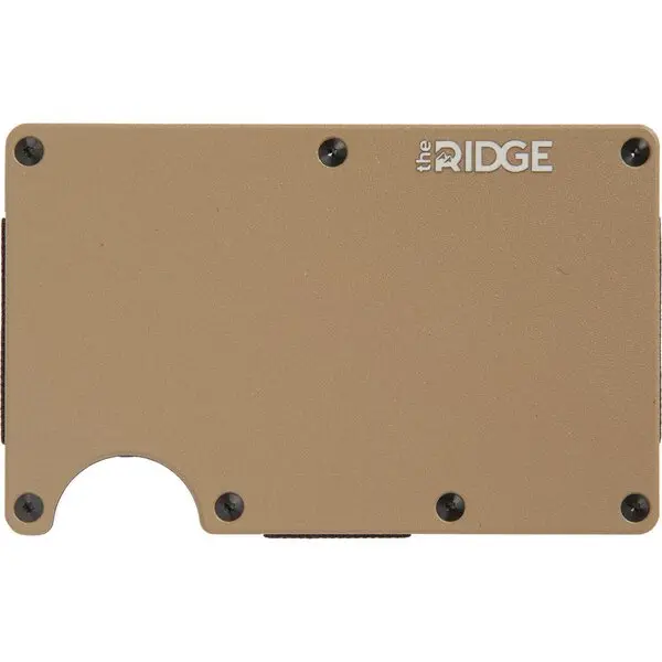 THE RIDGE Metal Aluminum Rfid Cash Strap - Mojave Tan