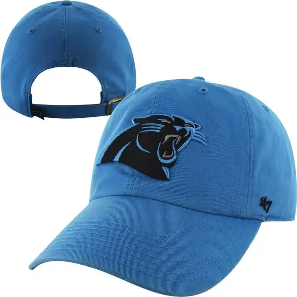 '47 Carolina Panthers Brand Panther Cleanup Adjustable Cap - Blue