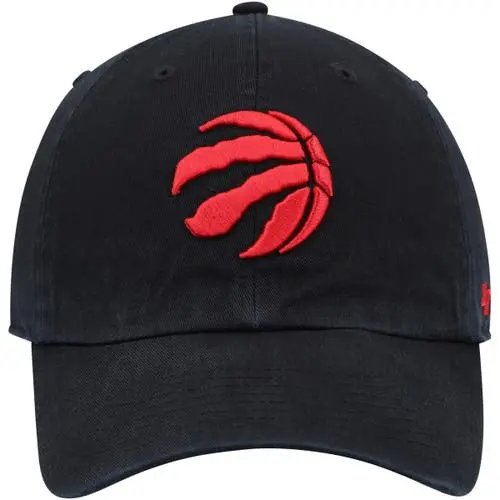 '47 Toronto Raptors Alternate Logo Team Clean Up Adjustable Cap - Black