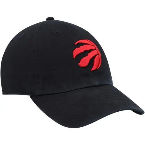 '47 Toronto Raptors Alternate Logo Team Clean Up Adjustable Cap - Black