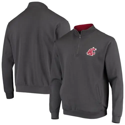 COLOSSEUM Washington State Cougars Tortugas Logo Quarter-zip Jacket