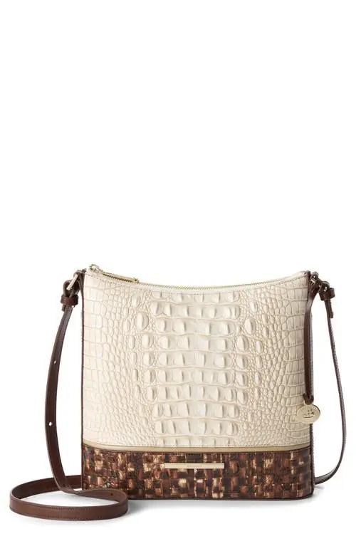 Brahmin Katie Croc Embossed Leather Crossbody Bag - Multi
