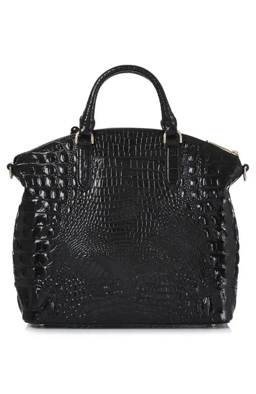 Brahmin Large Duxbury Embossed Leather Satchel