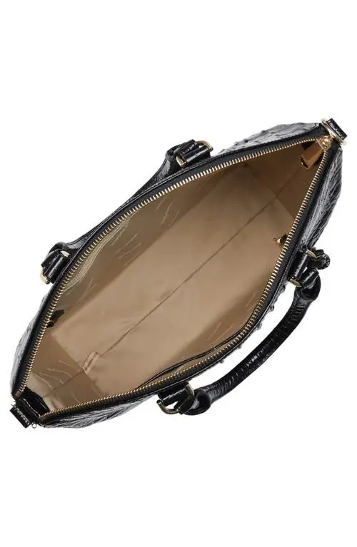 Brahmin Large Duxbury Embossed Leather Satchel