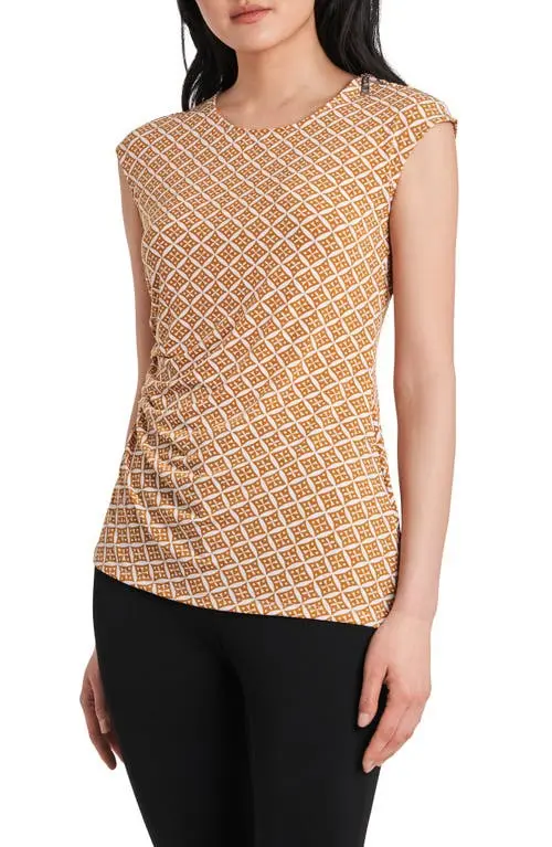 Chaus Geometric Knit Top
