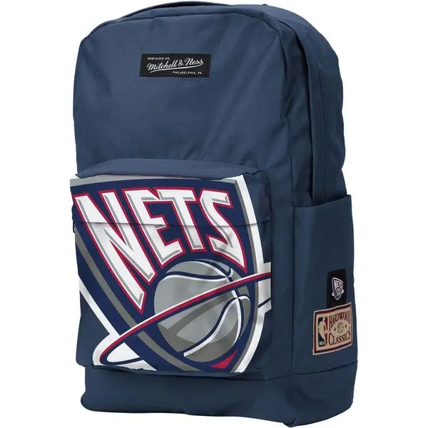 Mitchell & Ness New Jersey Nets Hardwood Classics Backpack - Blue