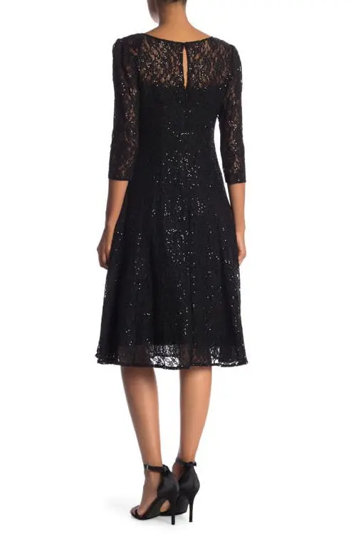 two piece maxi dress formal Bateau Neck Two Piece Black Long Sleeves Prom Dress PG319 US8 / Custom Color main image 0