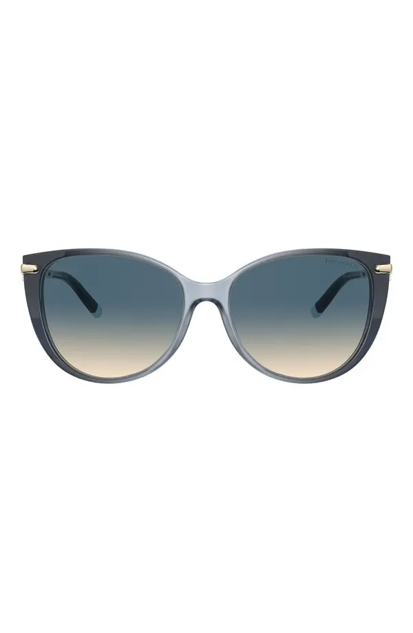 Tiffany & Co. 57mm Cat Eye Sunglasses - Opal Blue