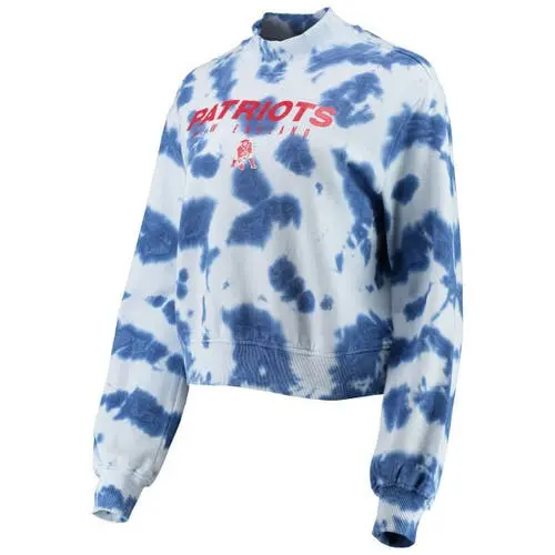 Junk Food Tie-dye Cropped Pullover Sweatshirt
