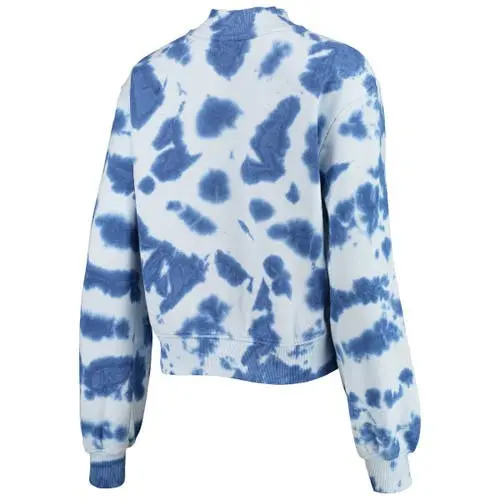Junk Food Tie-dye Cropped Pullover Sweatshirt