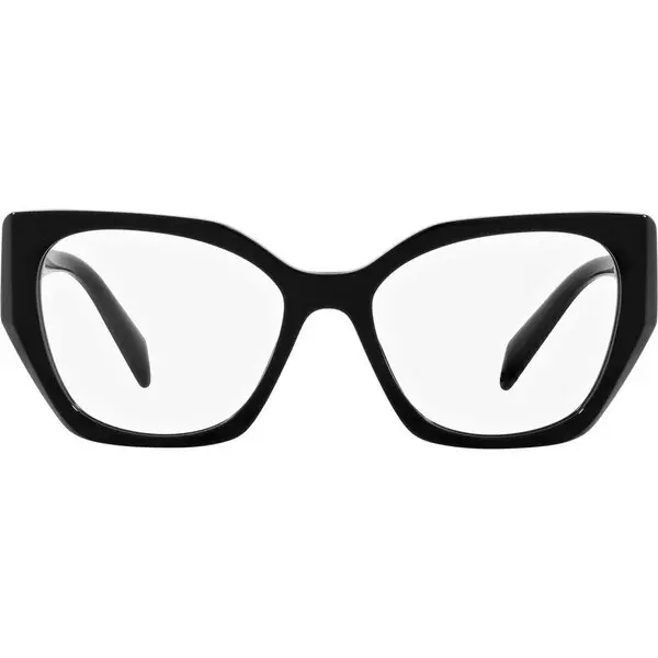 Prada 52mm Cat Eye Optical Glasses - Black