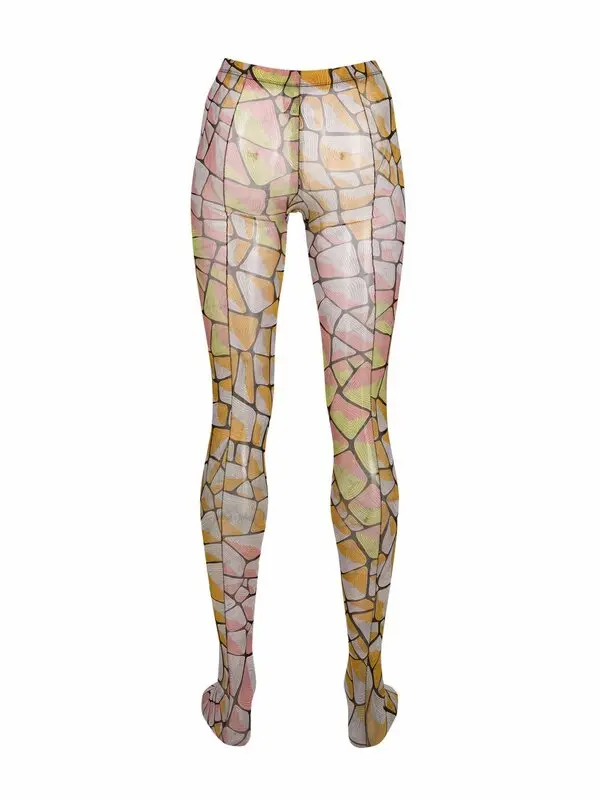 Emilio Pucci Tartuca Print Tights
