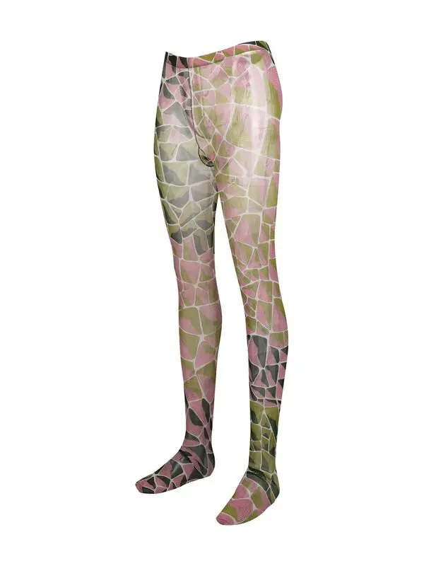 Emilio Pucci Mosaic-print Tights
