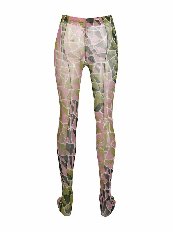 Emilio Pucci Mosaic-print Tights