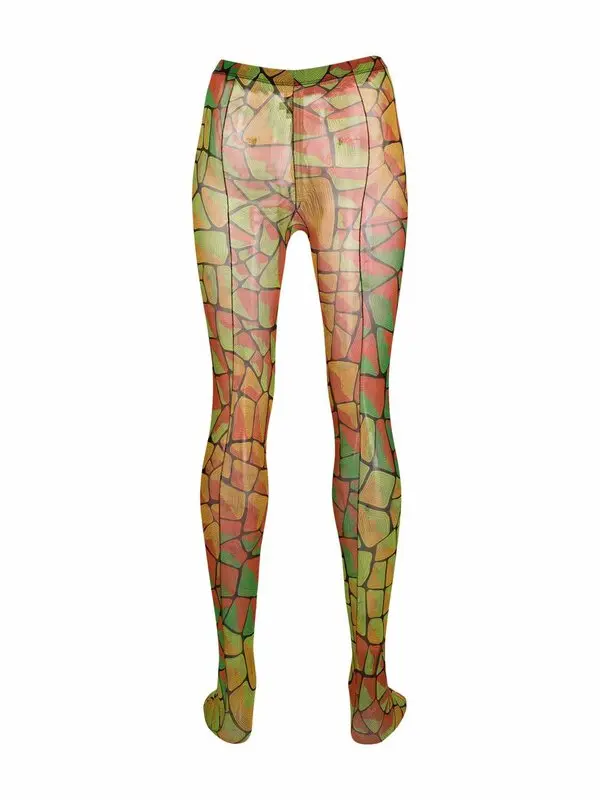 Emilio Pucci Tartuca-print Tights