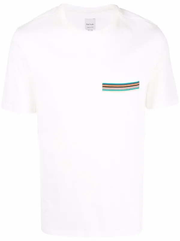 Paul Smith Pocket Cotton T-shirt - White