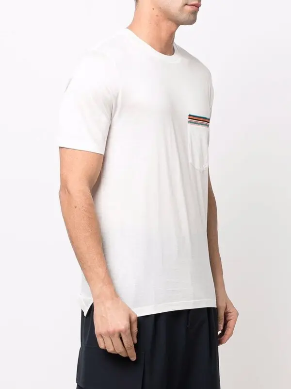 Paul Smith Pocket Cotton T-shirt - White