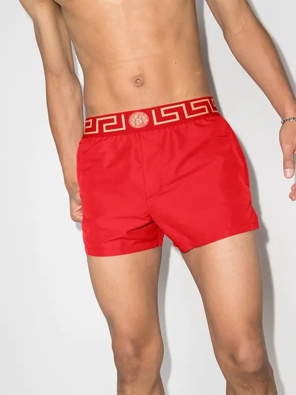 Versace Greca Border Swim Shorts