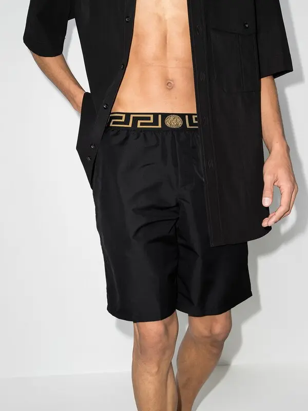 Versace Greca Border Swim Shorts