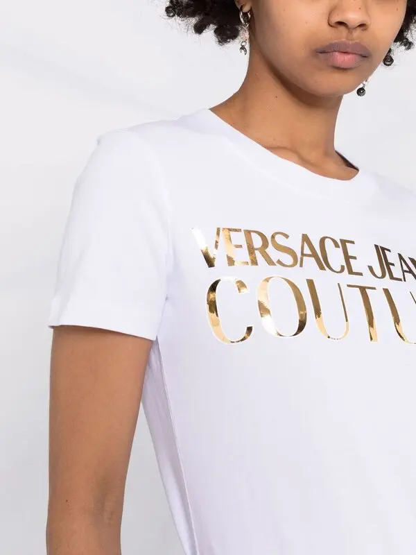 Versace Logo-print T-shirt - White