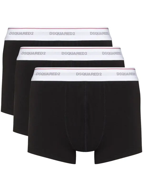 Dsquared2 Logo-waistband Boxer Shorts - Black