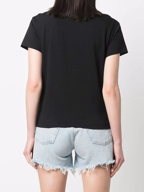 A.p.c. Logo-print Short-sleeve T-shirt - Black