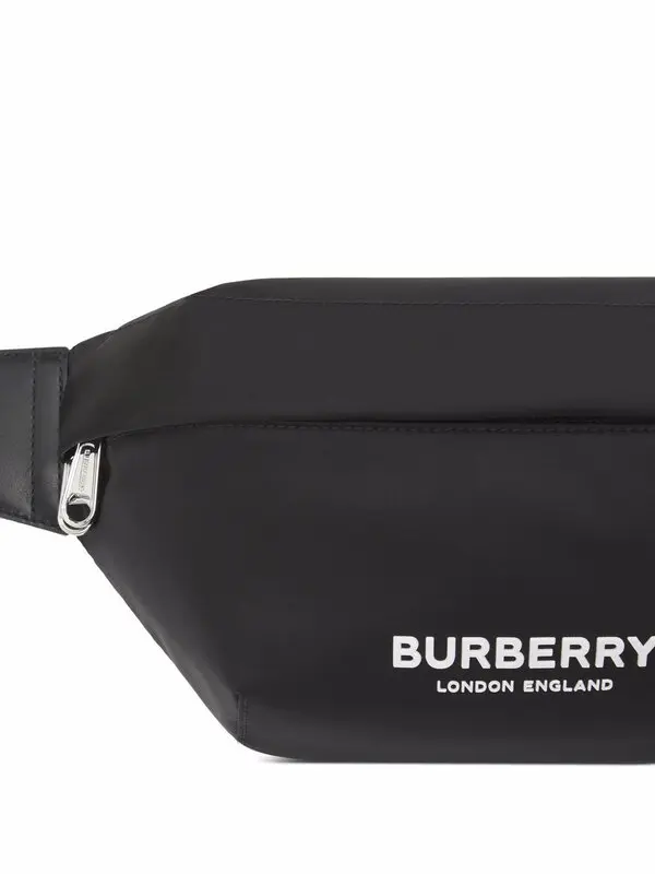 Burberry Logo-print Belt Bag - Black
