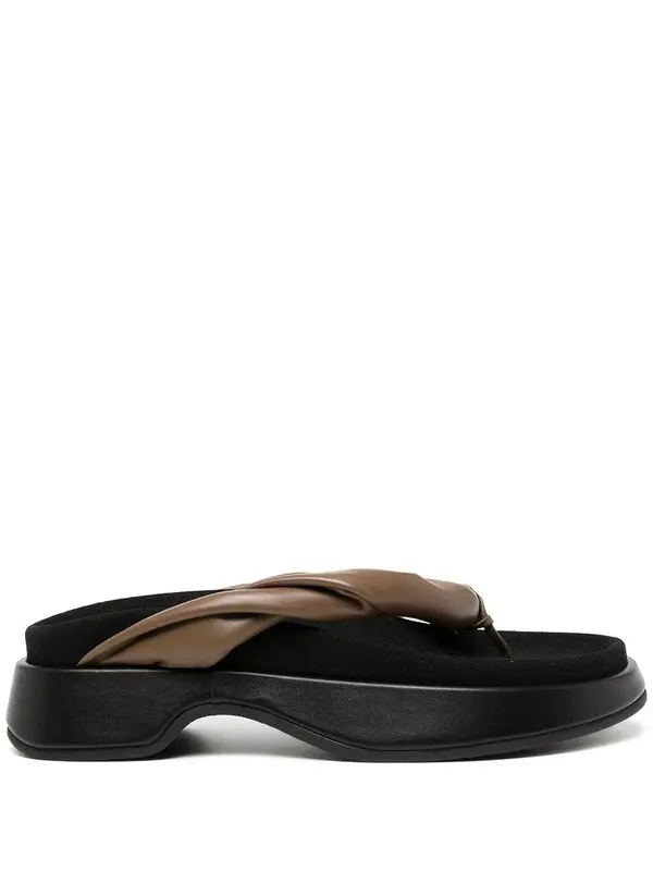 REIKE NEN Twisted-strap Platform Flip Flops