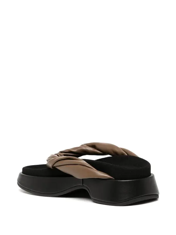 REIKE NEN Twisted-strap Platform Flip Flops