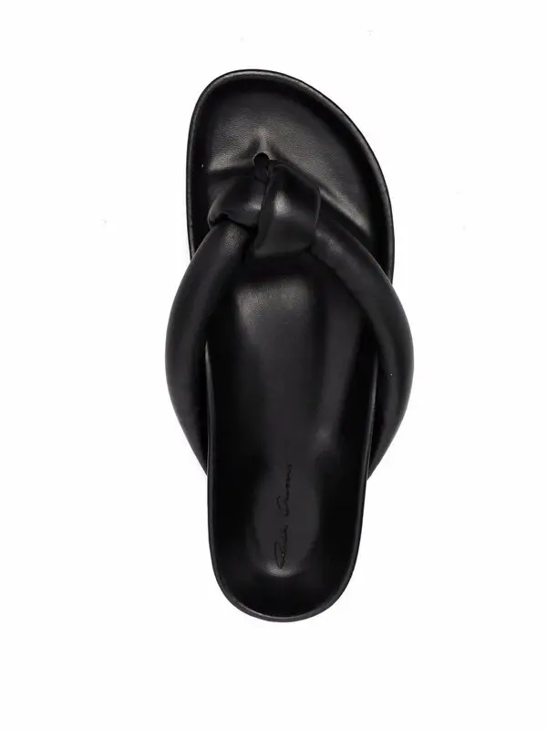 Rick Owens Padded Knot-detail Sandals