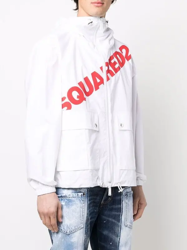 Dsquared2 Logo-print Cargo-pocket Hoodie