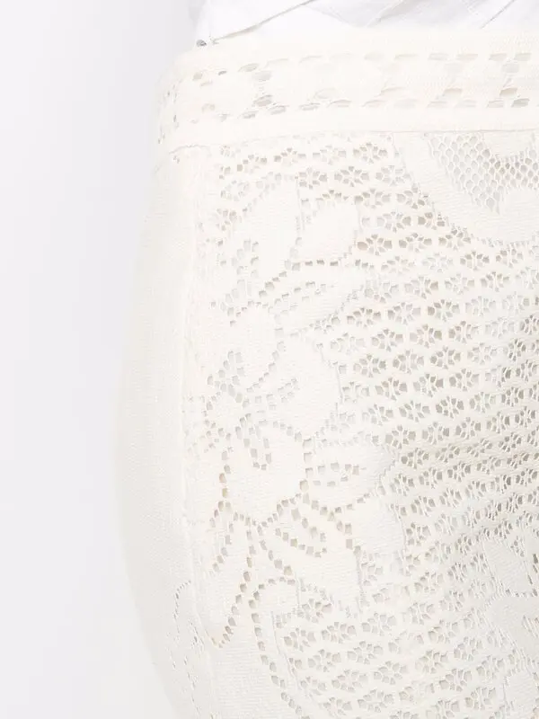 Valentino Garavani High-waisted Lace Skirt