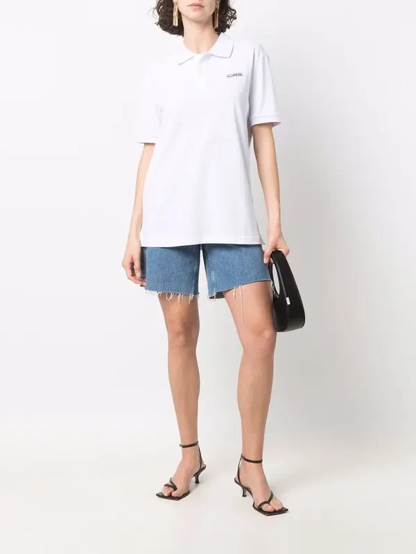 DIESEL® Cotton Logo Polo Shirt