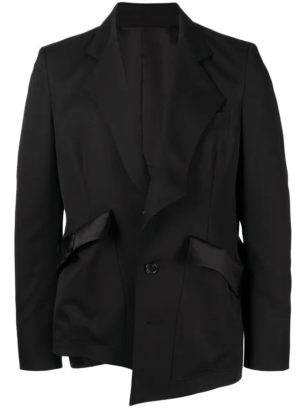 SULVAM Asymmetric Single-breasted Blazer
