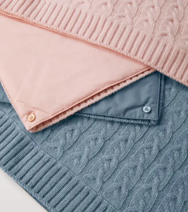 Loro Piana Cable-knit Cashmere Blanket