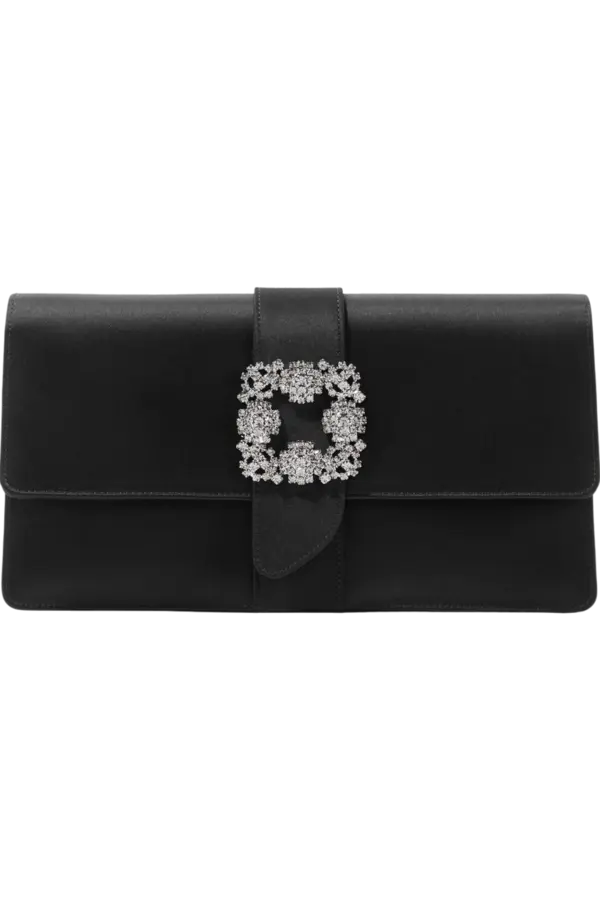 manolo blahnik - Manolo Blahnik Capri Crystal-Embellished Clutch