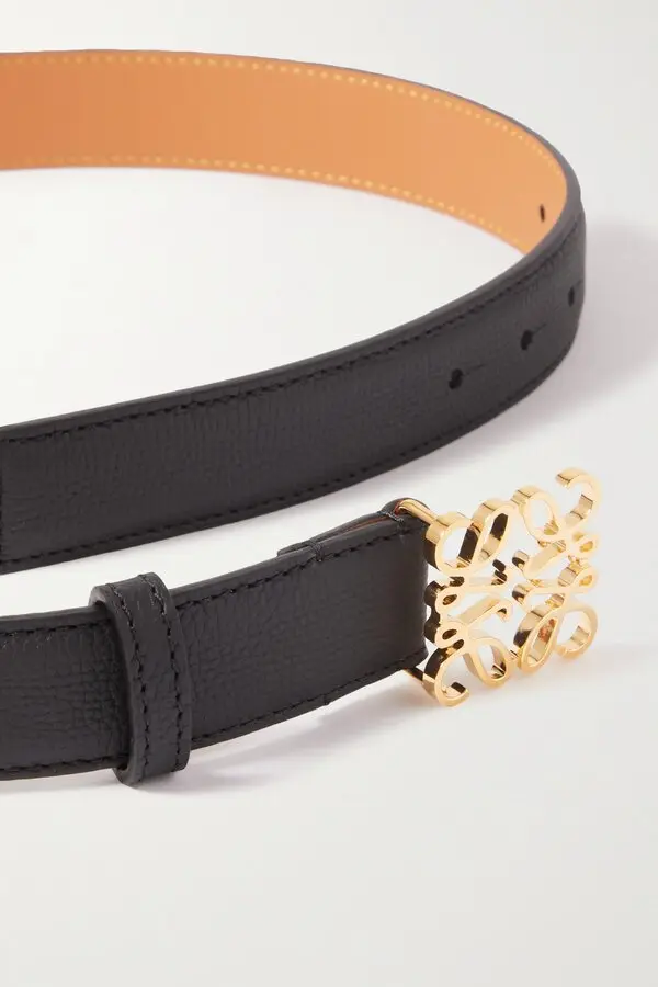 Loewe Anagram Textured-leather Waist Belt