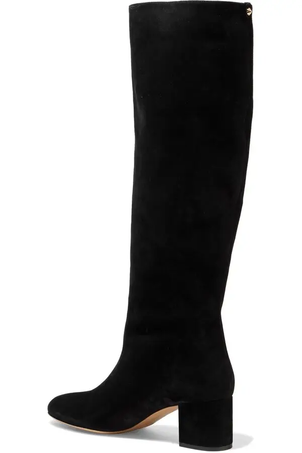 FERRAGAMO Vetto Suede Knee Boots