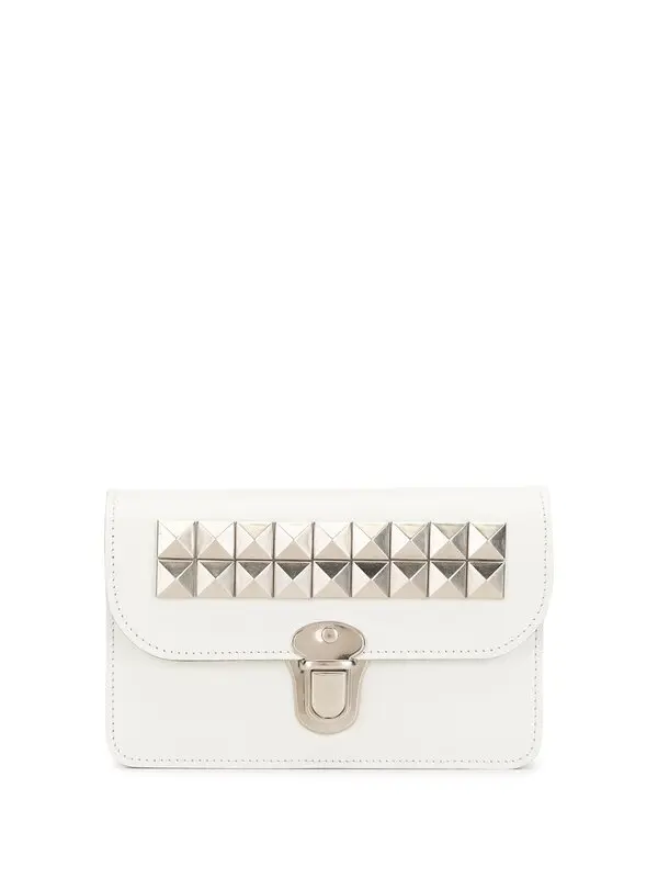 Comme Des Garçons Studded Leather Wallet - White
